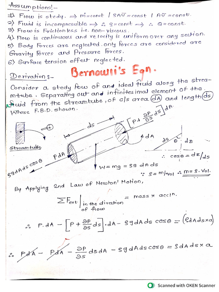 Bernoulli & Bernoullis Application Theory and RTT numericals | PDF