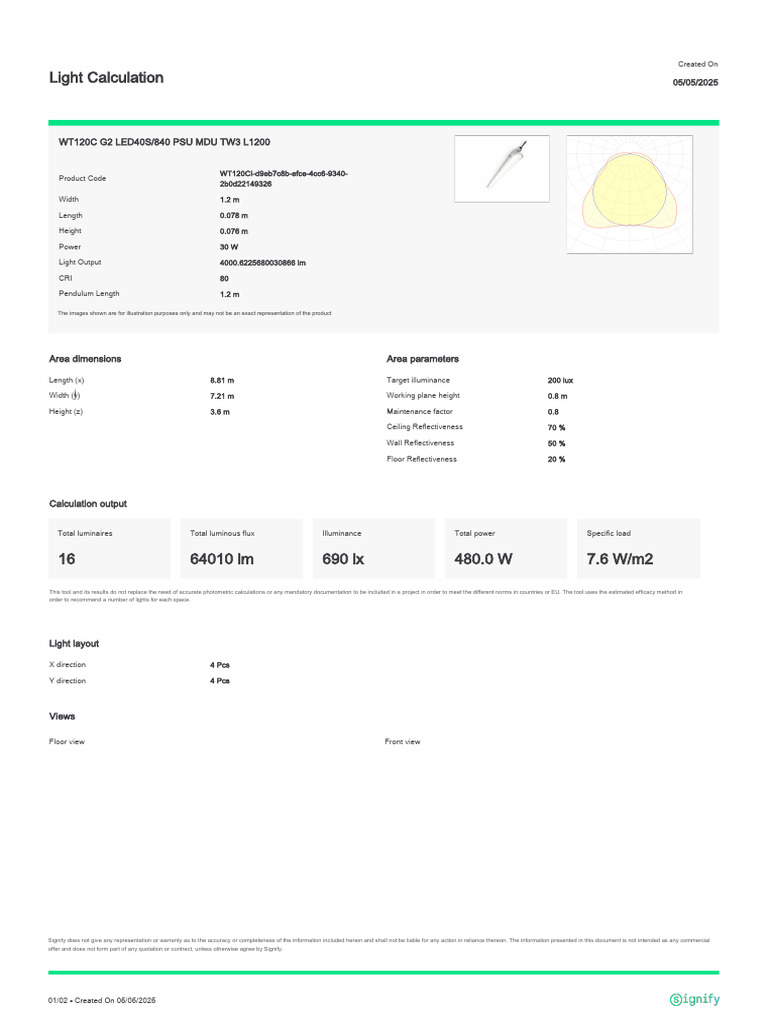 Light Calculator Overview Datasheet | PDF | Electromagnetic Radiation ...