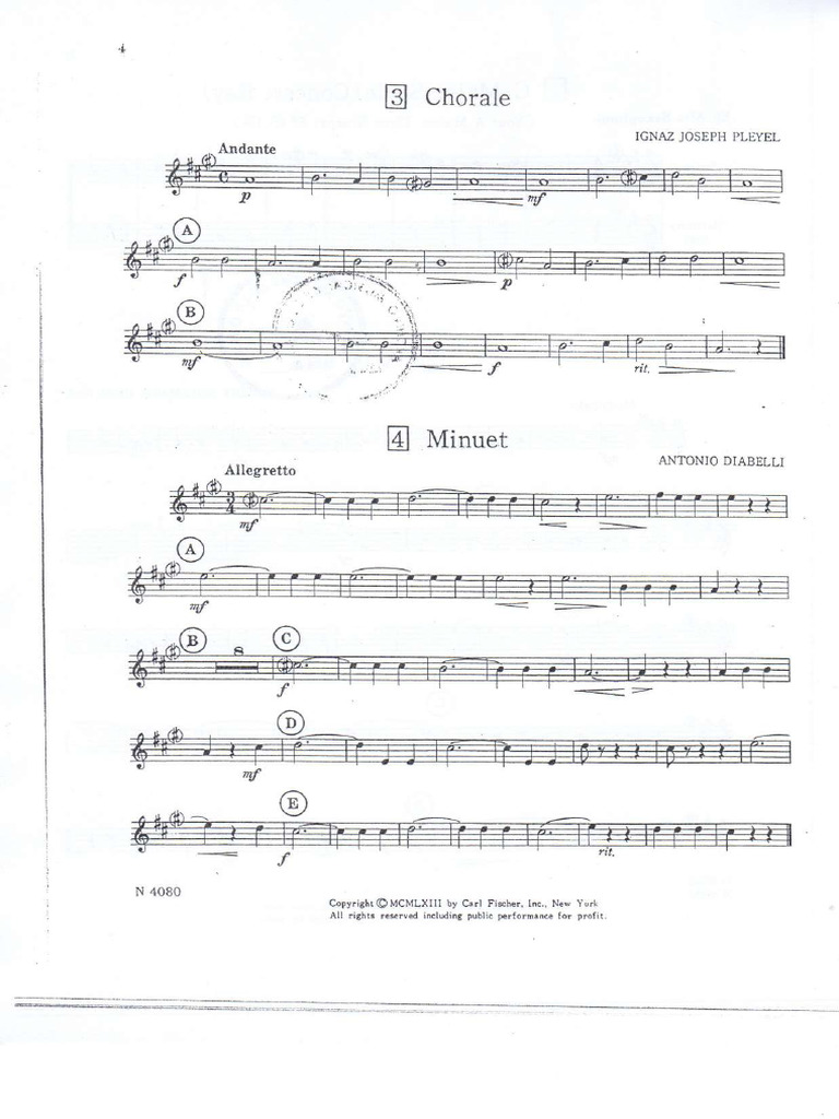 Chorale Saxophone Alto Eb | PDF