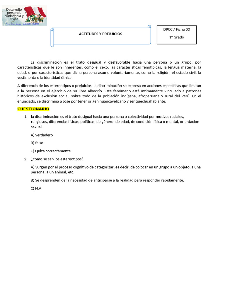 LECTURA DPCC 23ROS | PDF