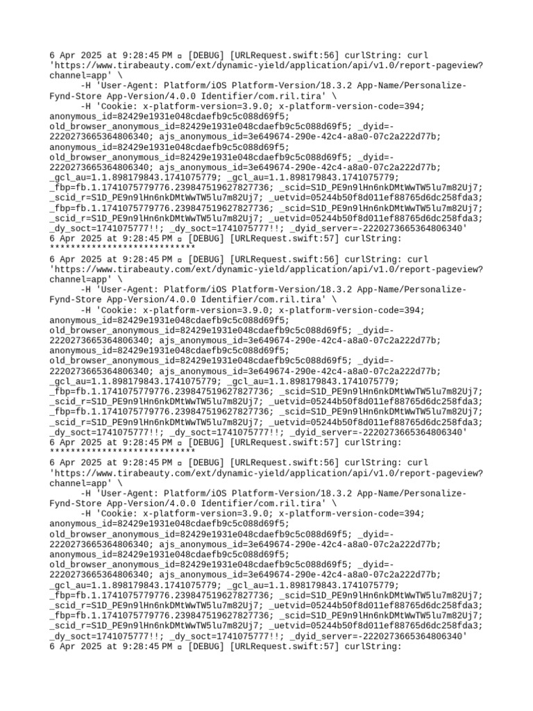 Logout Issue Logs2025-04-06 | PDF | Software