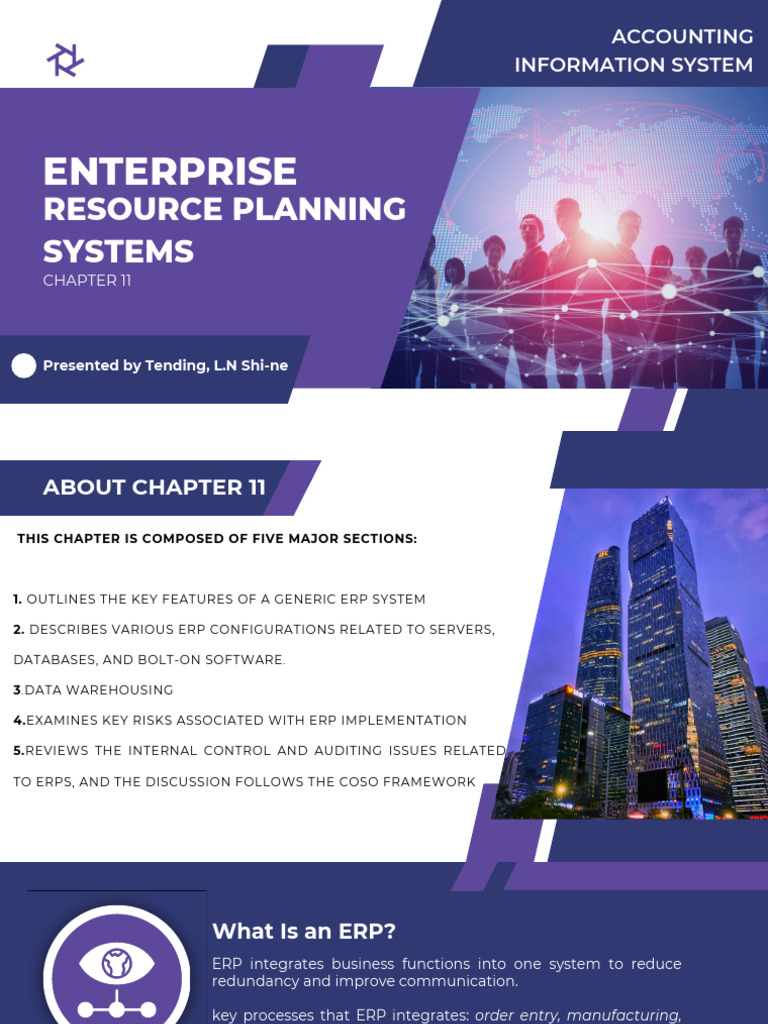 CHAPTER 11 -Enterprise Resource Planning | PDF | Data Warehouse | Enterprise Resource Planning