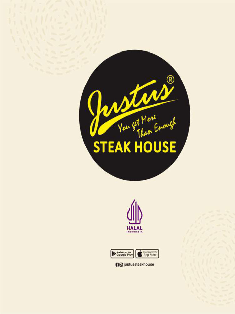 Menu Justus Jakarta | PDF