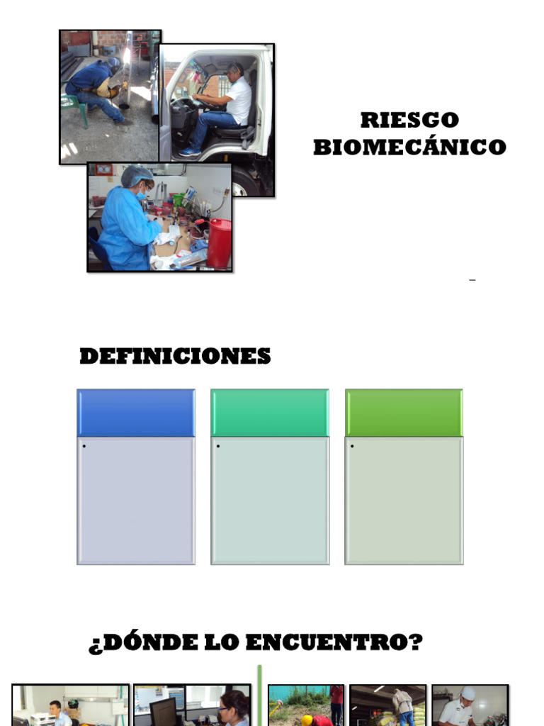 Riesgo Biomecánico_VDT (1) | PDF | Dolor lumbar
