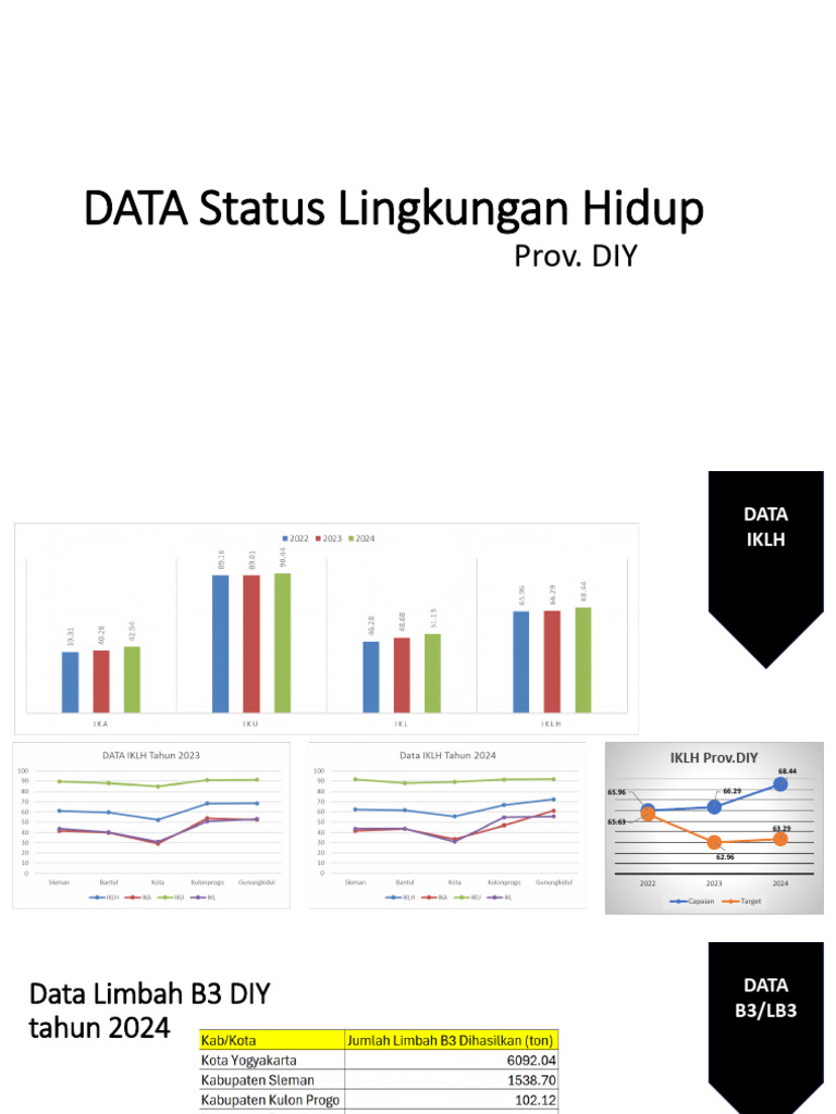 Data Lingkungan Hidup DIY 2024 | PDF