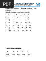 JKL Phonics Worksheet | PDF