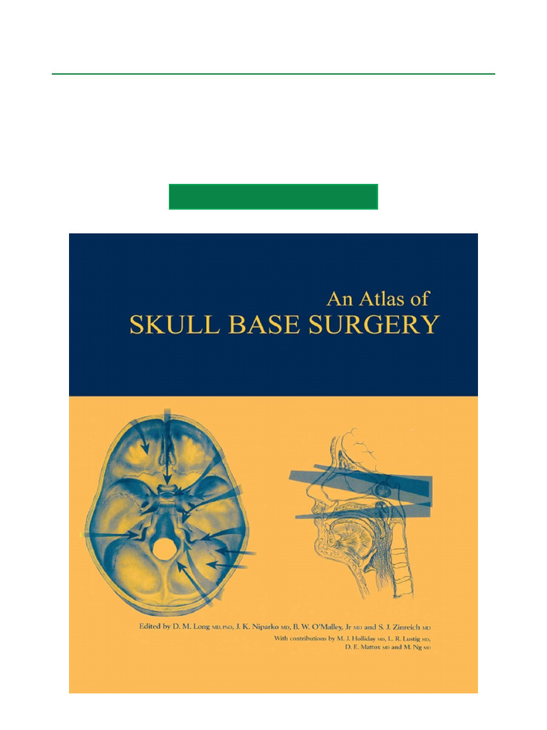 Atlas of Skull Base Surgery, 1st Edition Optimized DOCX Download | PDF ...