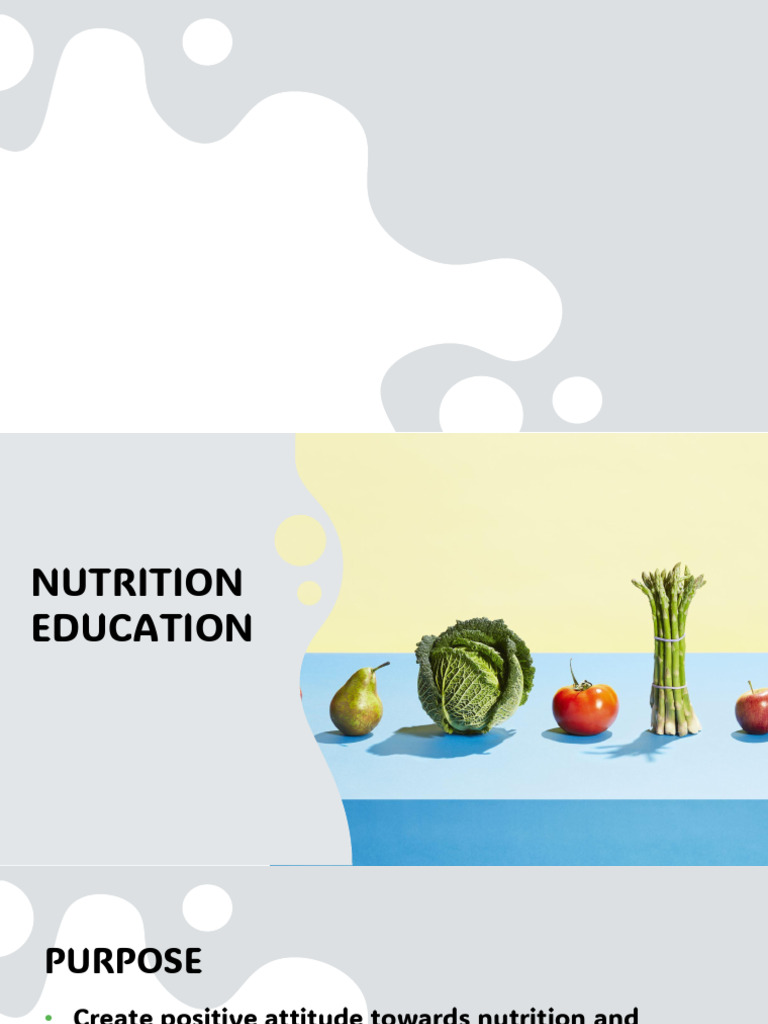 Nutrition Education for Healthy Living | PDF