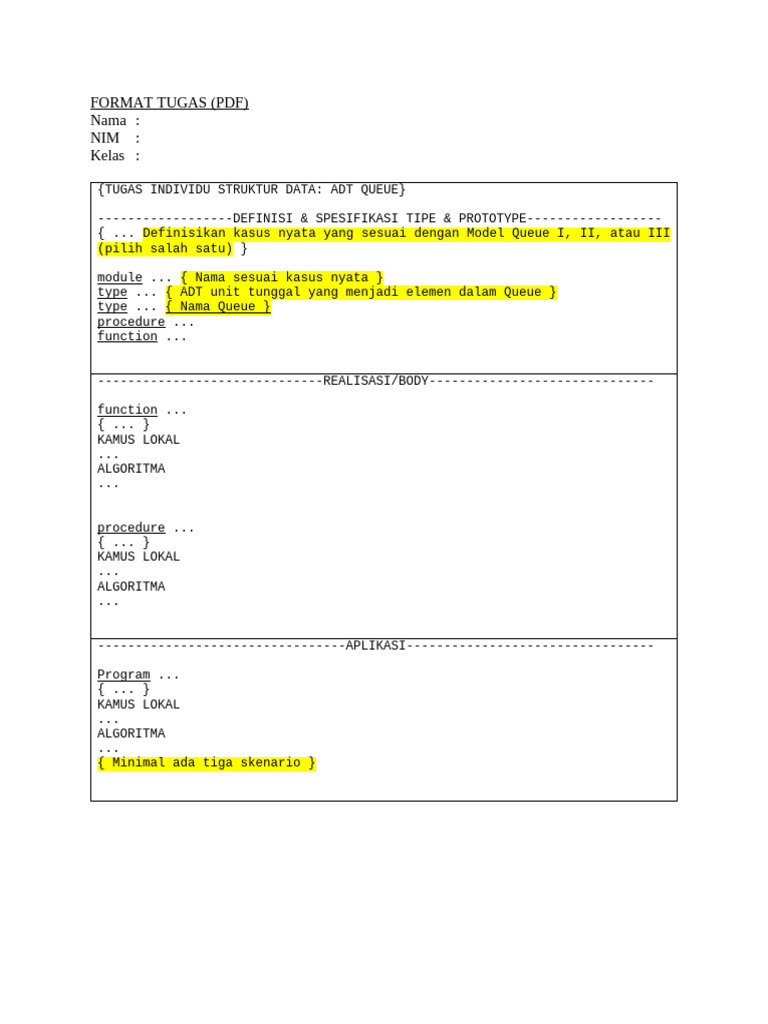 Instruksi Tugas Coding | PDF
