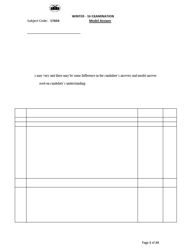 2016 Winter Model Answer Paper | PDF | Programmable Logic Controller ...
