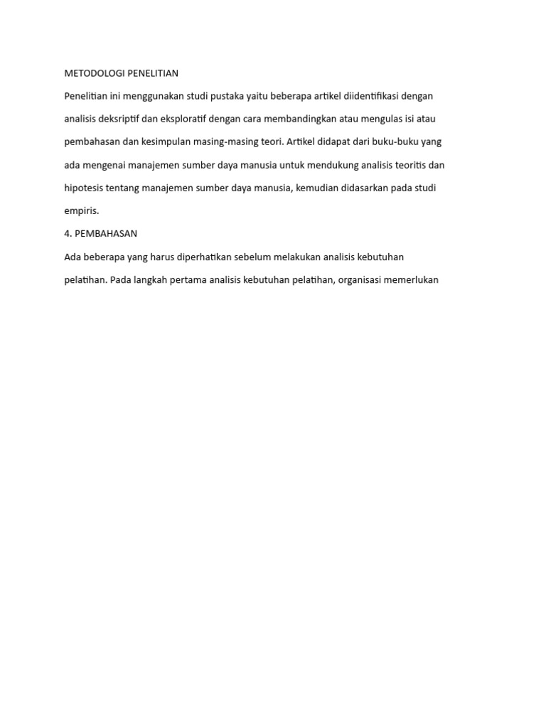 Metodologi Penelitian | PDF