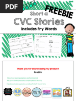 CVC Reading Booklet | PDF | Linguistics