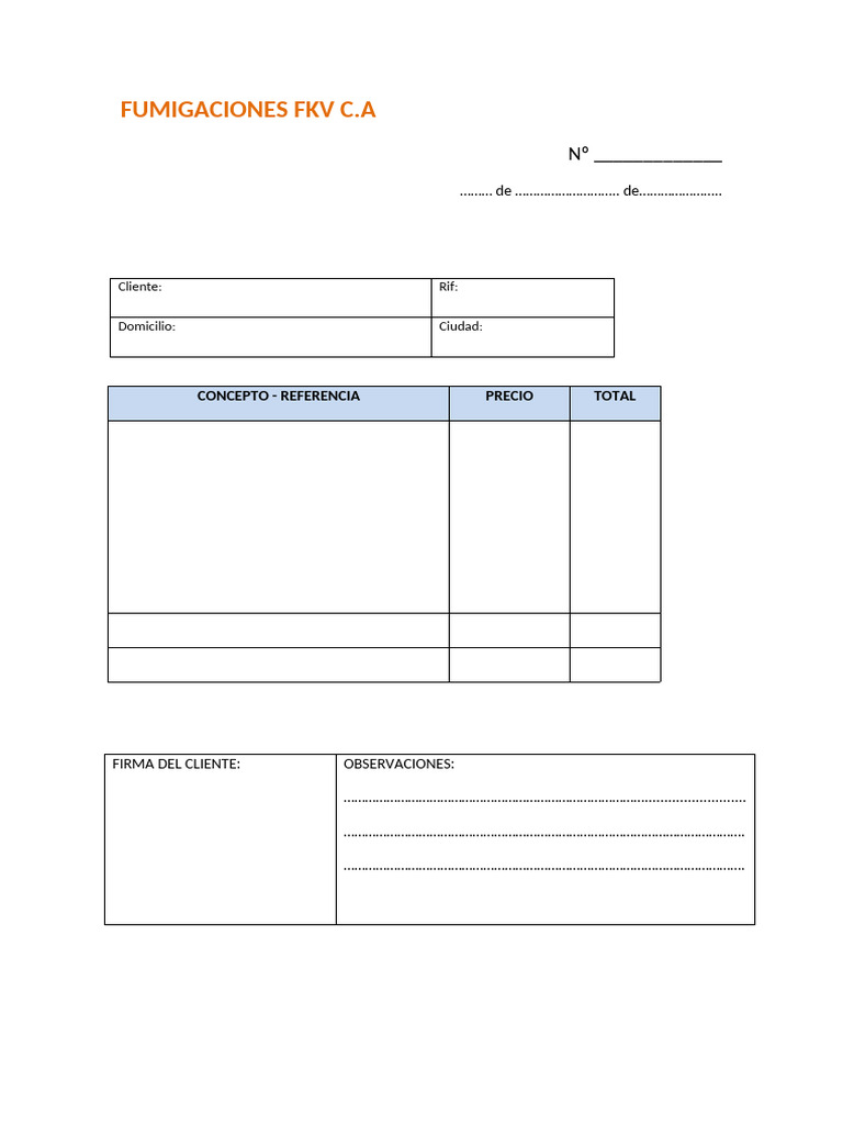 Modelo de Nota de Entrega en Word | PDF