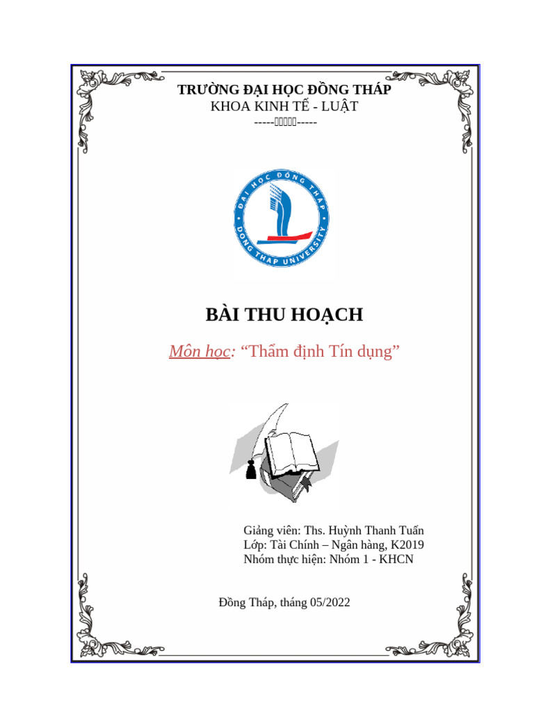 Bài Thu Ho CH - Nhom 1 KHCN (Mau) | PDF