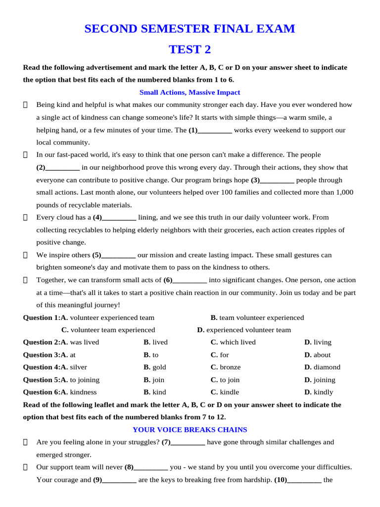 De HK2 Global 11 Form 2025 Giai Chi Tiet | PDF | Social Media | Popular Culture & Media Studies