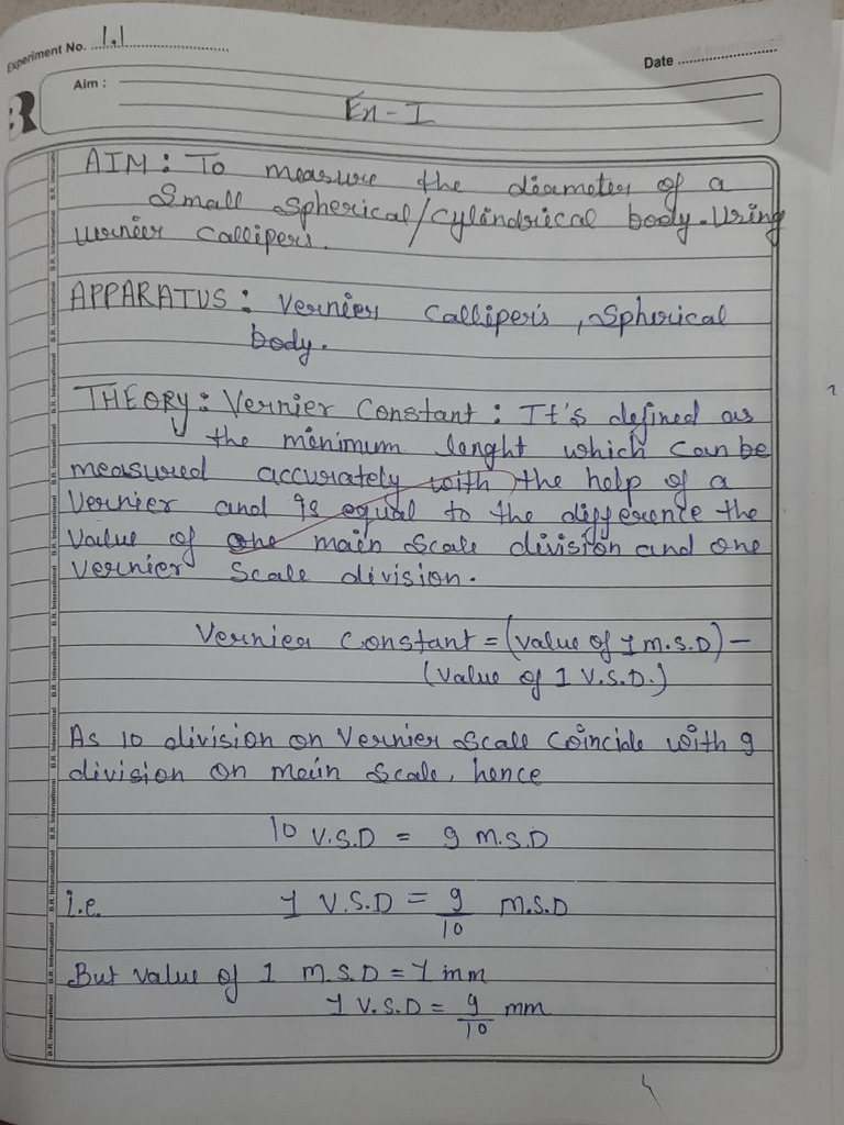 Physics Practical File 2024-25 | PDF