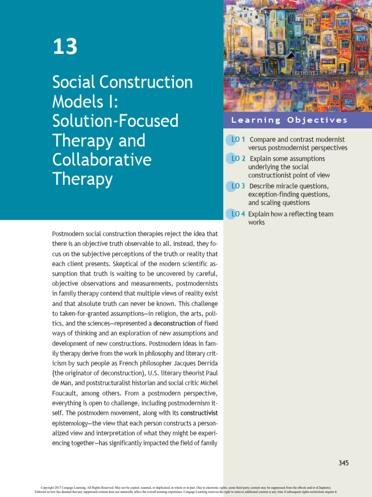 Chapter 13 Social Construction Model 1 | PDF | Psychotherapy | Social ...