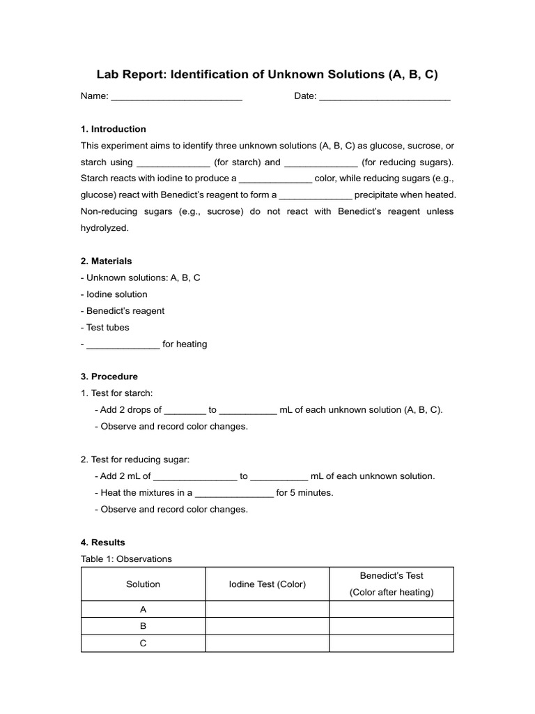 Lab+Report++of+Food+Test | PDF