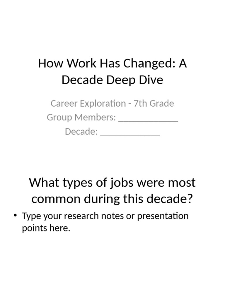 Sam Wimmer - Work - Through - Decades - Template | PDF