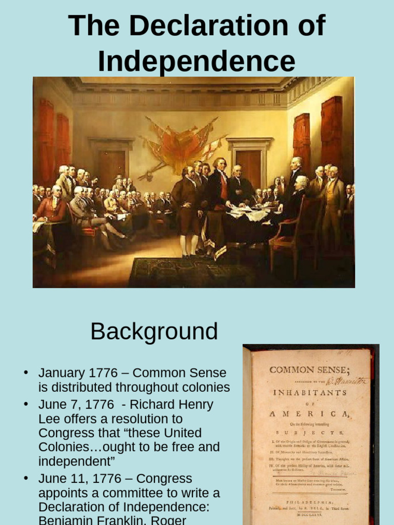 Overview of the Declaration of Independence | PDF | United States ...