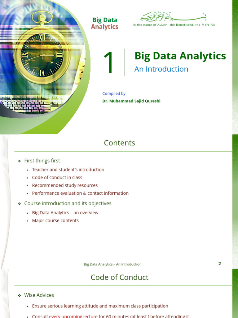 01 - Big Data Analytics - An Introduction | PDF | Analytics | Data Analysis