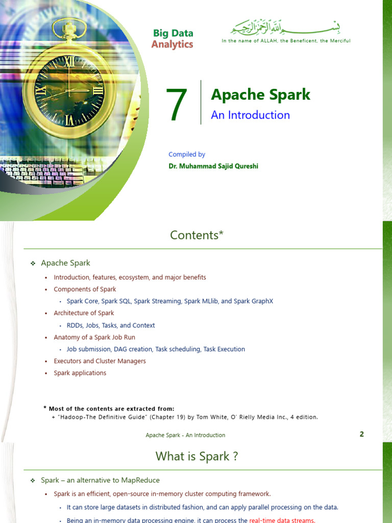 Introduction to Apache Spark Overview | PDF | Apache Spark | Apache Hadoop
