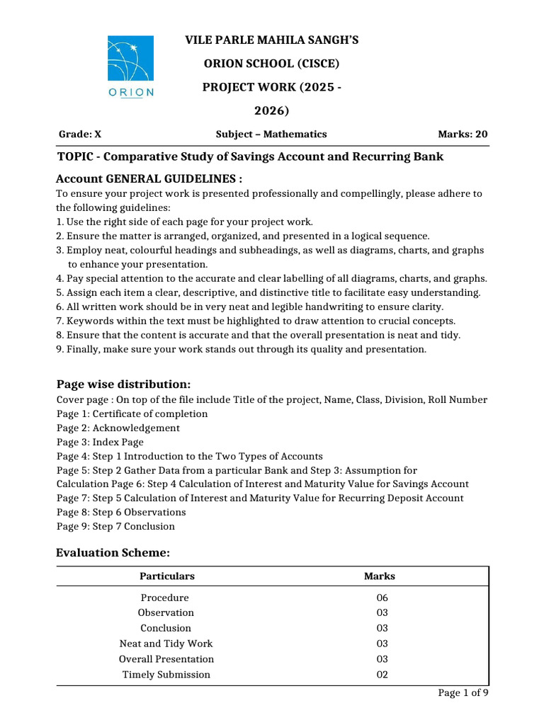 Project Grade 10 - 2025-26 Banking - 20250429 - 160339 - 0000 | PDF | Interest | Banks