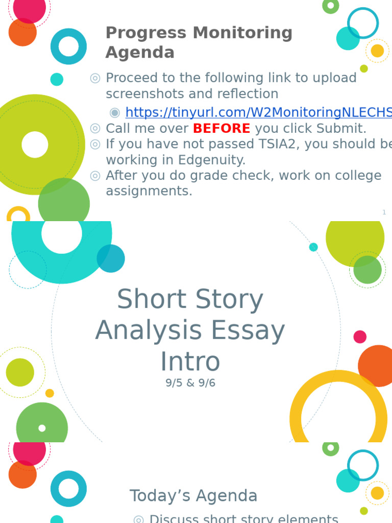 Short Story Analysis and Essay | PDF | Essays