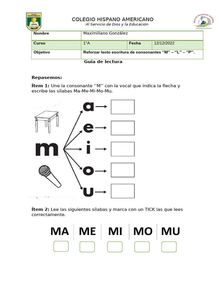 Reforzamiento M, L, P | PDF