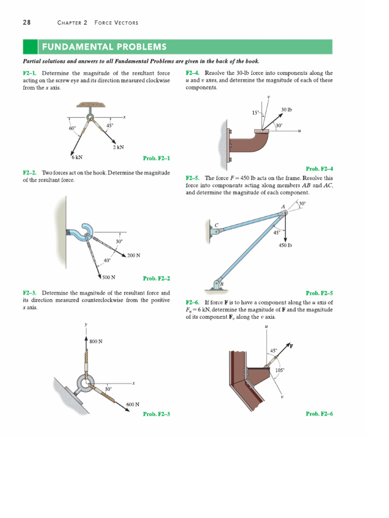 Statics Hibbeler - Resultant | PDF