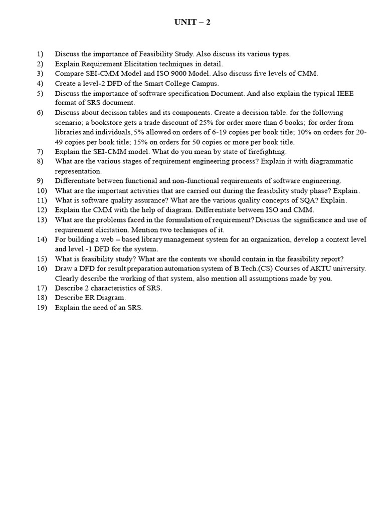UNIT-2 Previous Year Ques | PDF