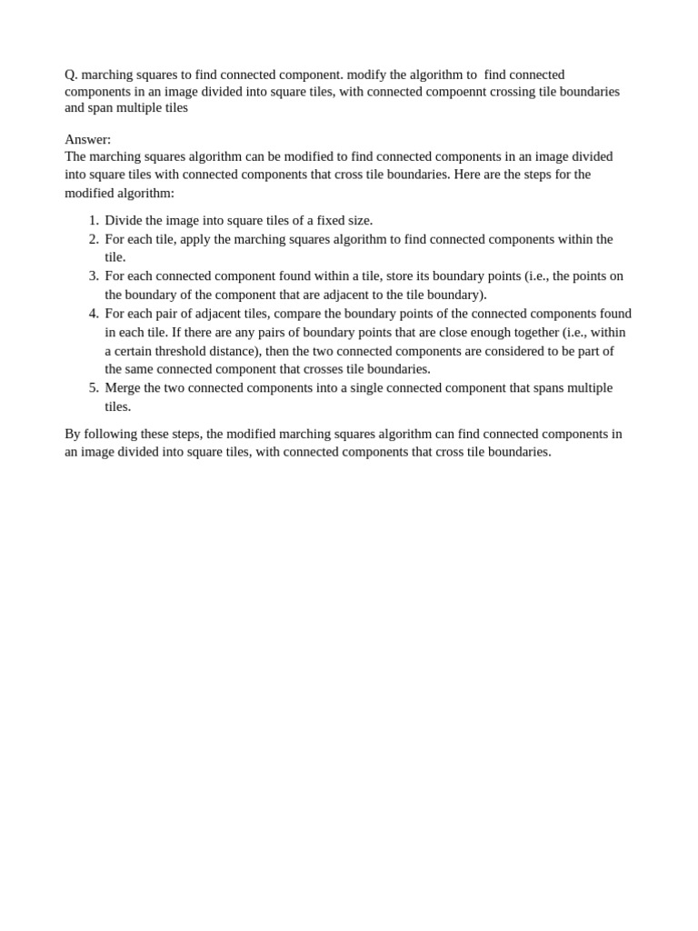 Marchingsquares - AlgorithmExplanation | PDF