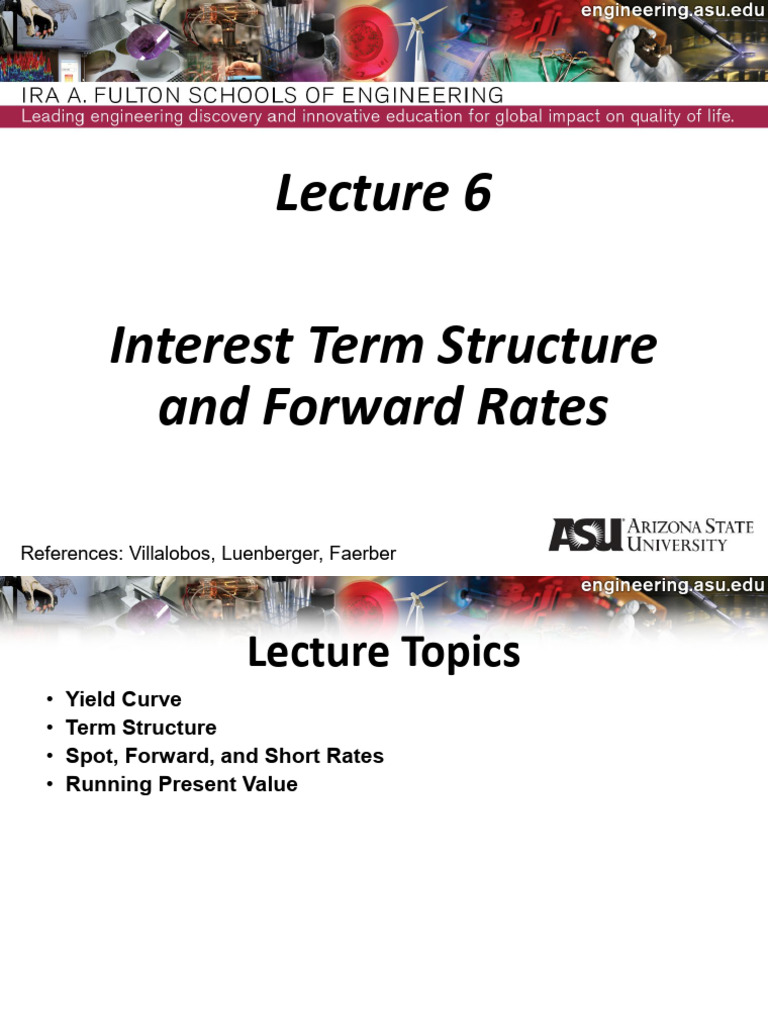 Lecture 06dm Interest Term Structure and Forward Rates | PDF | Yield ...