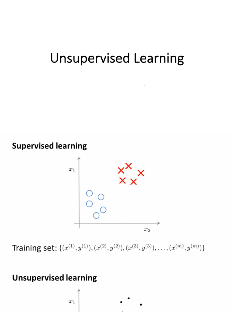 Unsupervised Learning - Clustering | PDF