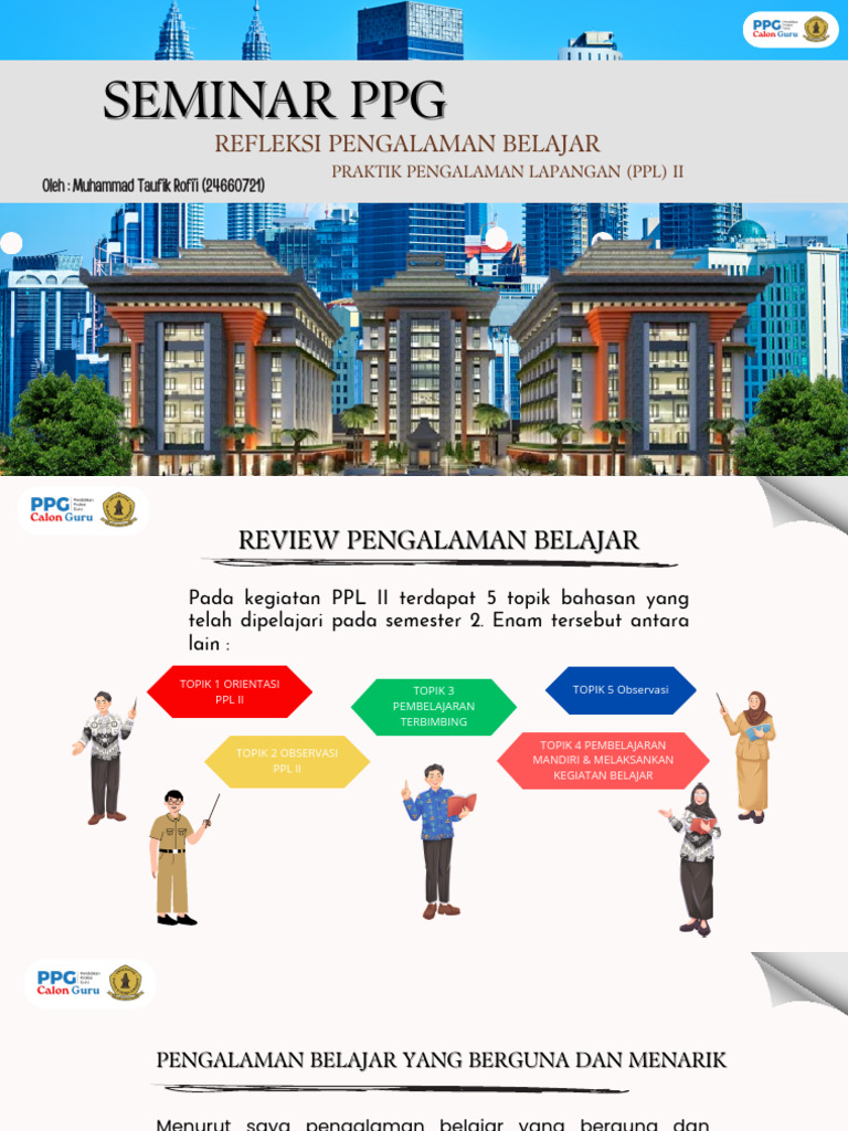 Seminar PPG Mata Kuliah PPL II | PDF