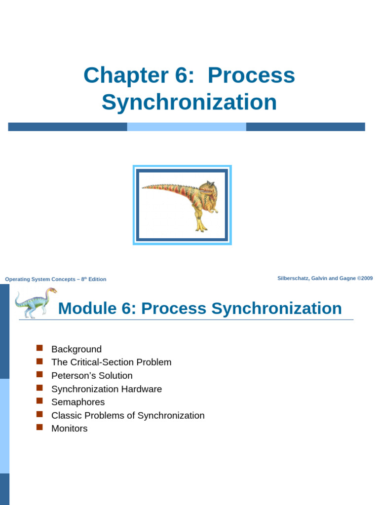 Process Synchronization | PDF | Synchronization | Concurrency (Computer Science)