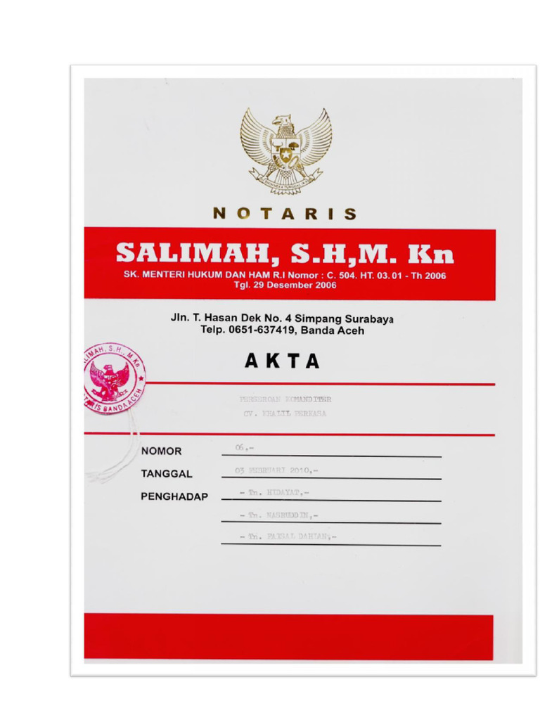 Profil CV. KHALIL (13-01-2020) | PDF