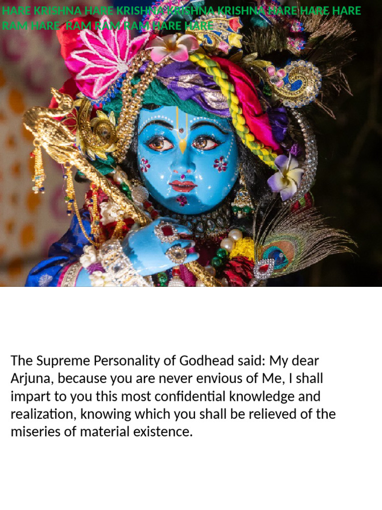 The Spirit of BG | PDF | Bhagavad Gita | Krishna
