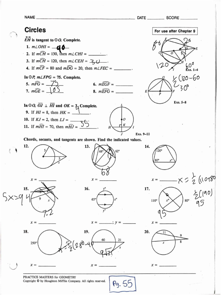 CH 10 Review Classwork Key | PDF