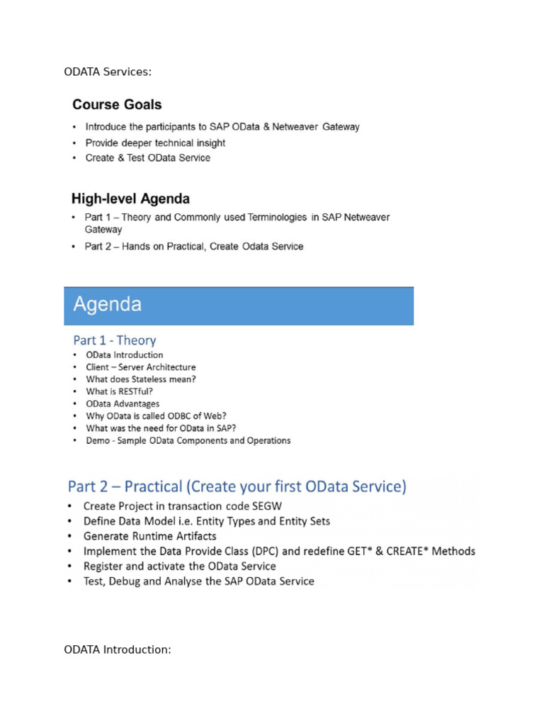 ODATA Services | PDF