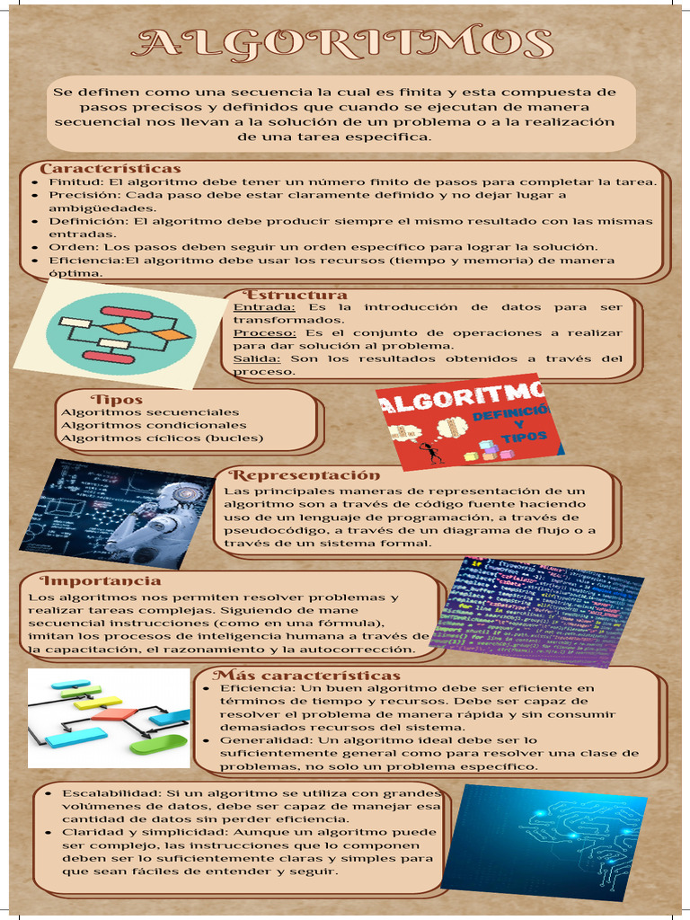 Infografia Sobre Los Algoritmos Bassantes - Stiven | PDF | Algoritmos ...