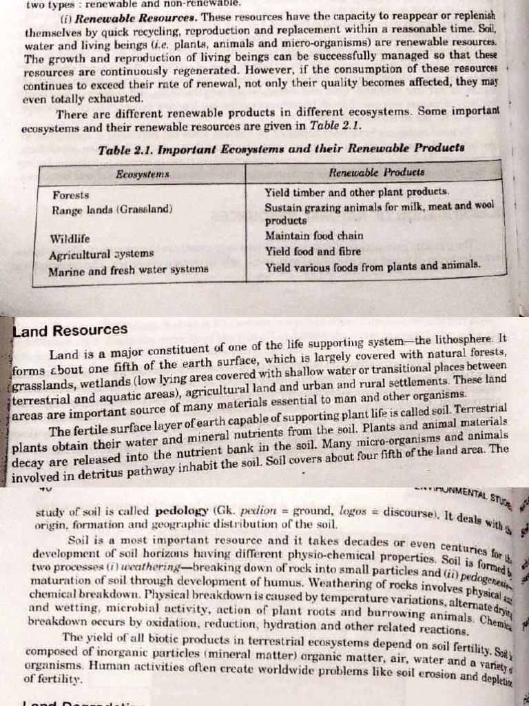 Unit-2 Natural Resources and Bio-Diversity and Conservation | PDF