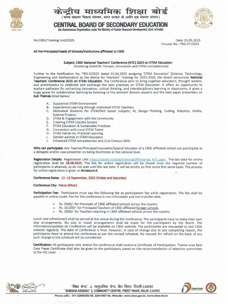 Circular NTC 2025 07052025 | PDF | Learning