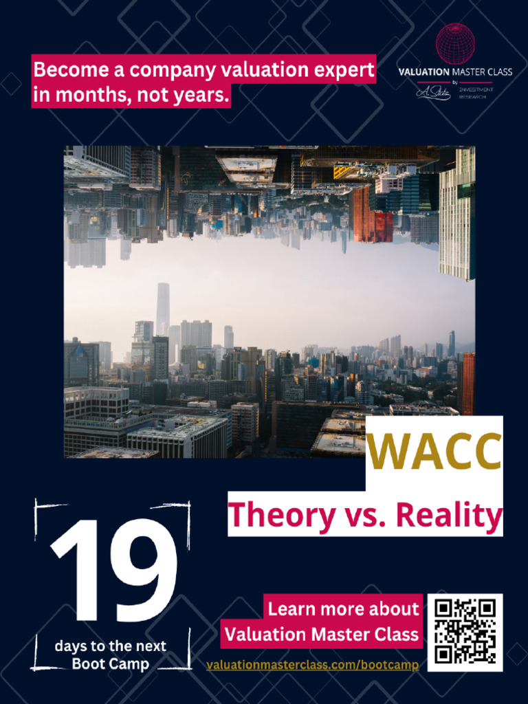 WACC - Theory Vs Reality | PDF