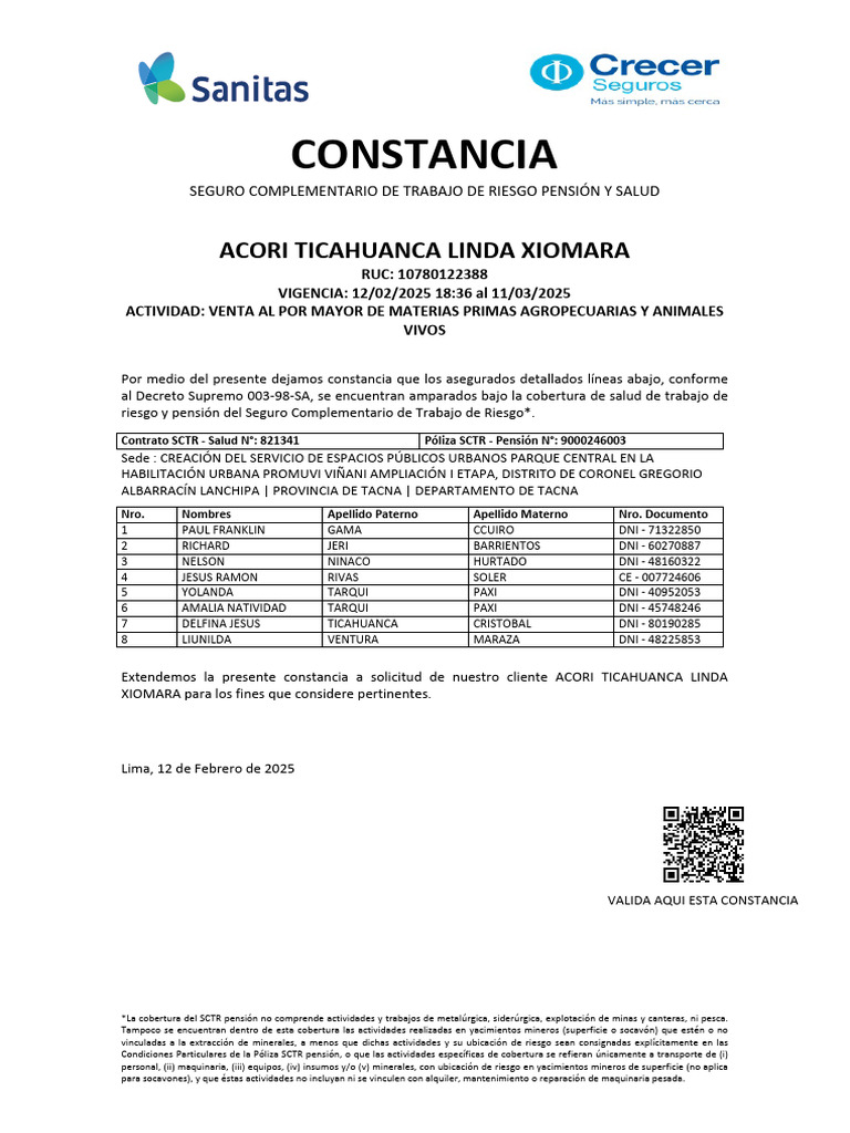 SCTR Acori | PDF | Minerales | Minería