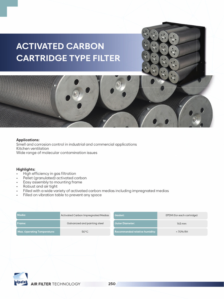 Activated Carbon Cartridge Type Filter - 250129 - 105956 | PDF ...