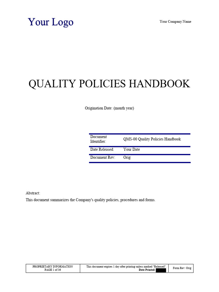 API Spec q1 Manufacturing Quality System Demo | PDF | Quality ...