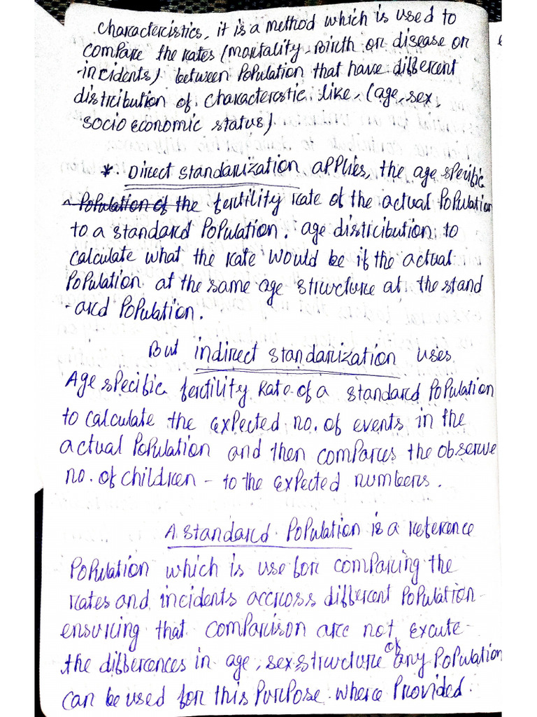 types pf standrisation | PDF