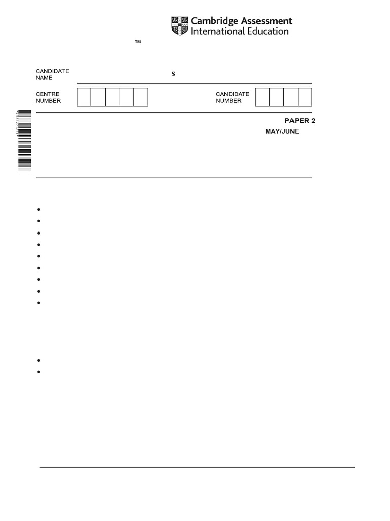 0580 Maths Prediction Papers 2 | PDF | Geometry | Mathematics