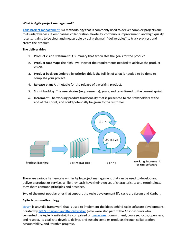 Agile methods | PDF | Scrum (Software Development) | Agile Software Development